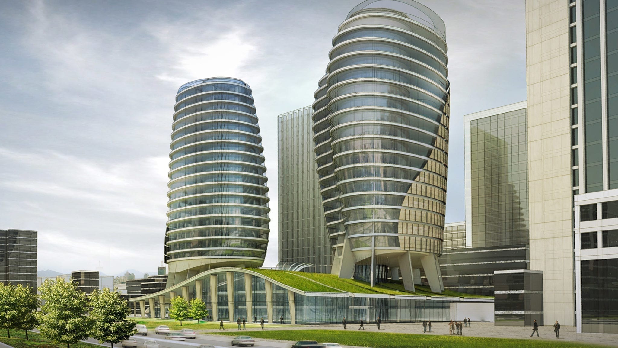 Hangzhou ‘Vessel Towers’ - PLASES