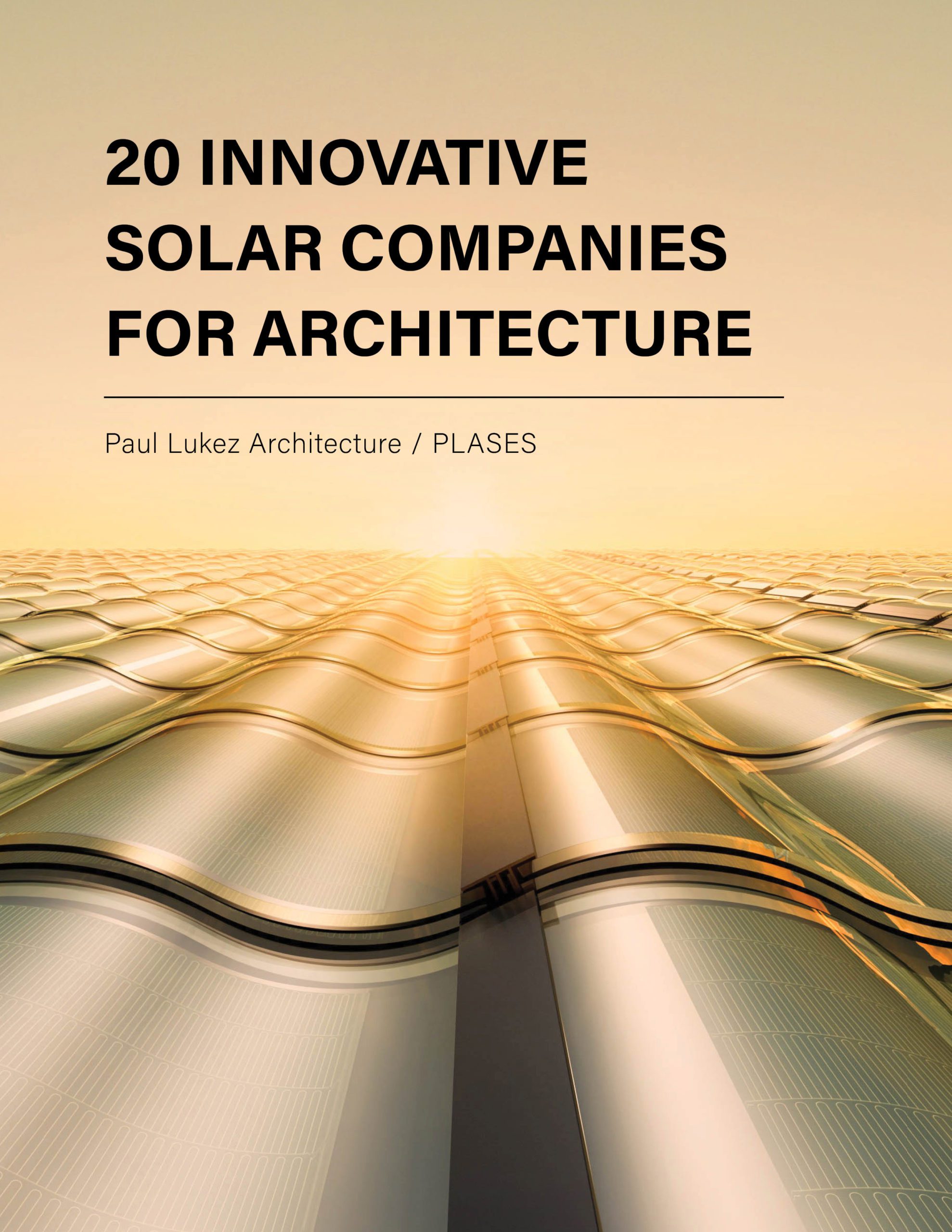 20 Innovative Solar Companies for Architecture - PLASES
